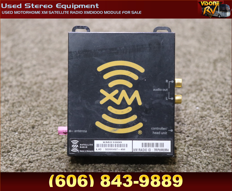 RV Electronics USED MOTORHOME XM SATELLITE RADIO XMD1000 MODULE FOR ...